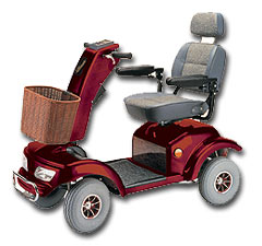 Shoprider 889DX4-4 Heavy Duty 4 wheel scooter